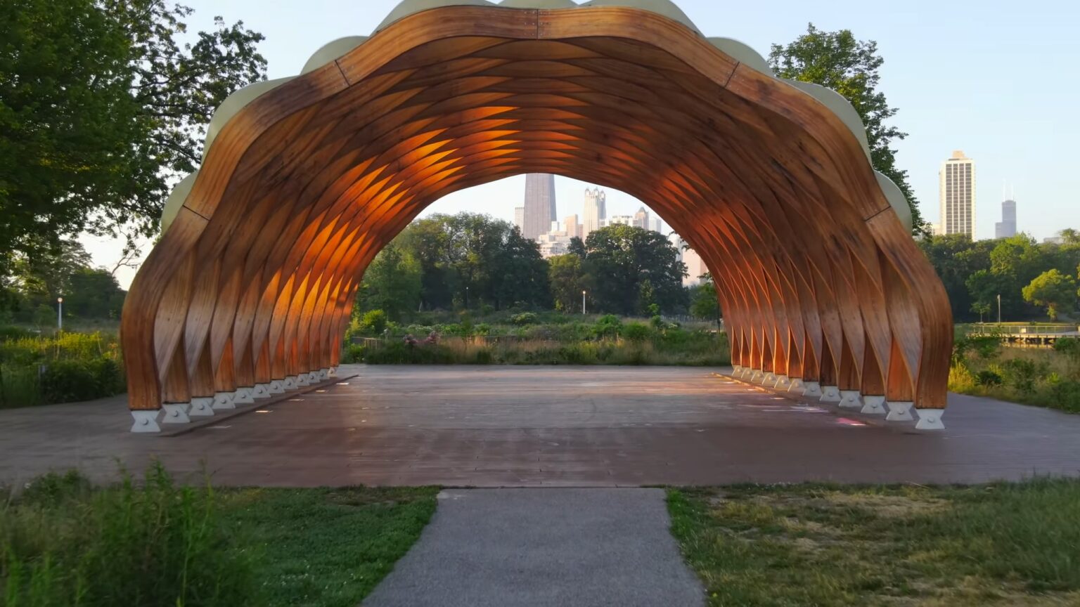 The Honeycomb or Educational Pavilion at the Lincoln Park Zoo